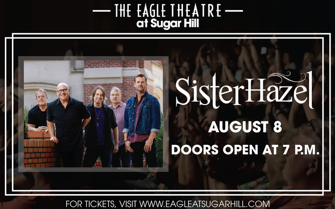 Sister Hazel, Aug 8 | Big Tickets